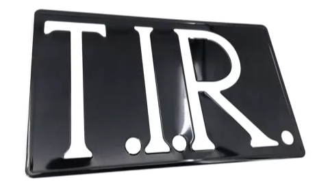 Skylt T.I.R – Oldskool svart – LP Service AB