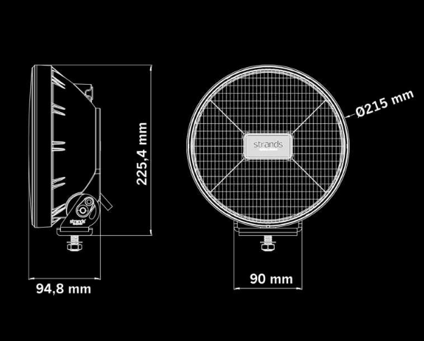IZE LED OG EXTRALJUS 9″ LED Vit/Orange Positionsljus Såifa pris – LP ...